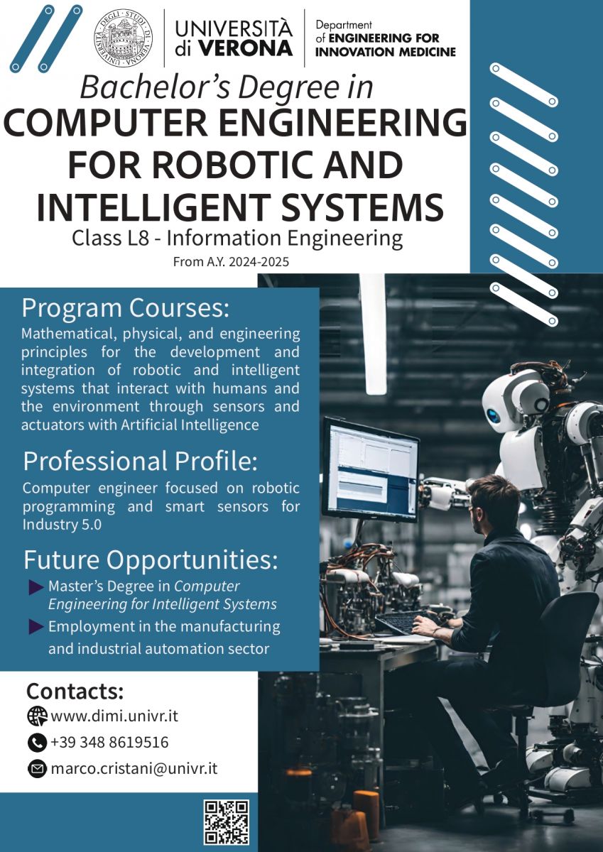 Bachelor's degree in Computer Engineering for Robotic and Intelligent ...